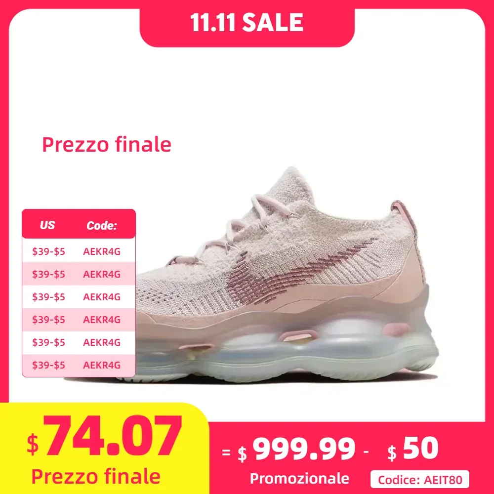 Nike-Air-Max-Scorpion-Flyknit-Barely-Rose-DJ4702-600-Low-top-Cushioned ...