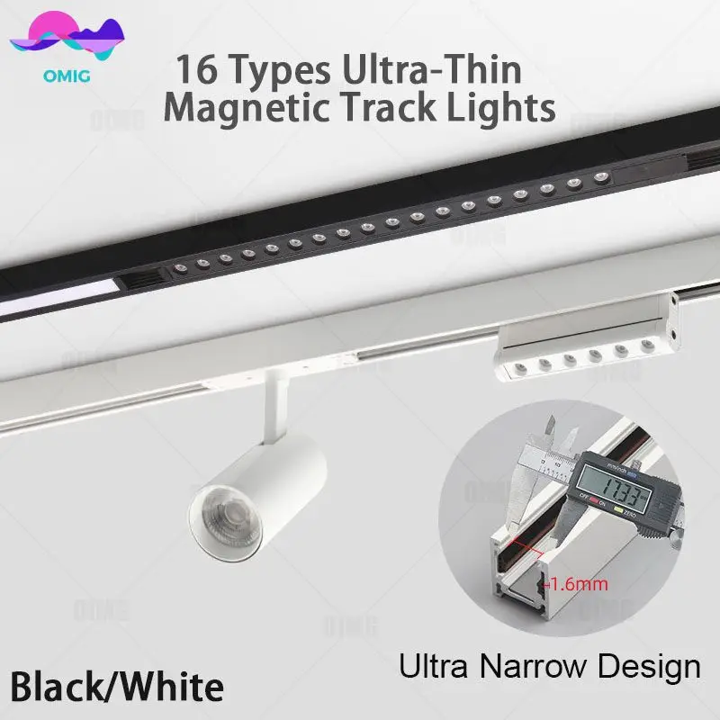 16-Type-Modern-Surface-mounted-Track-Lights-led-Lamps-Magnetic-Rail ...