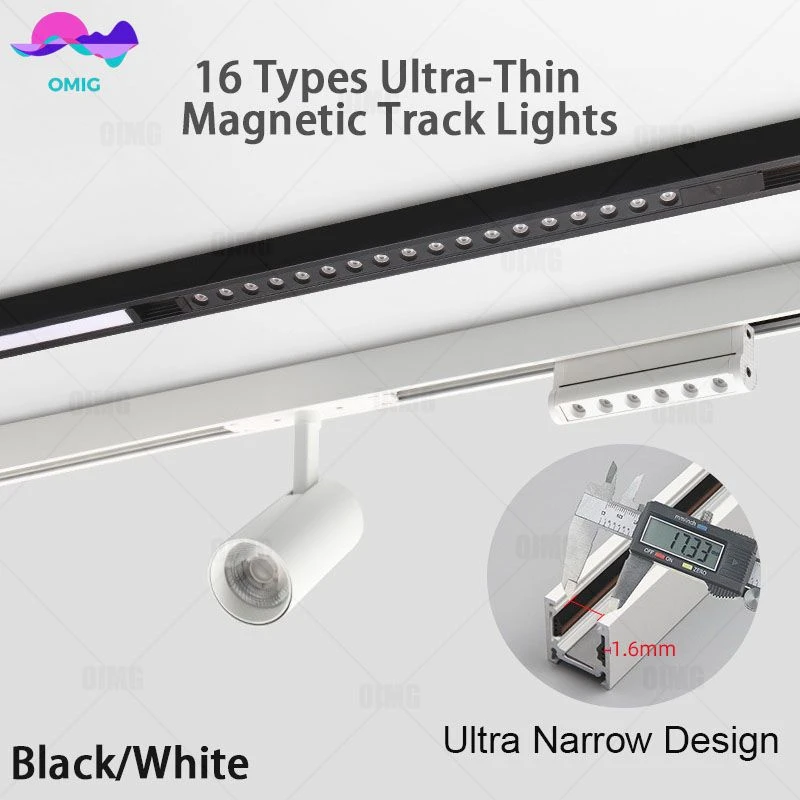 16 Type Modern Surface mounted Track Lights led Lamps Magnetic Rail ...