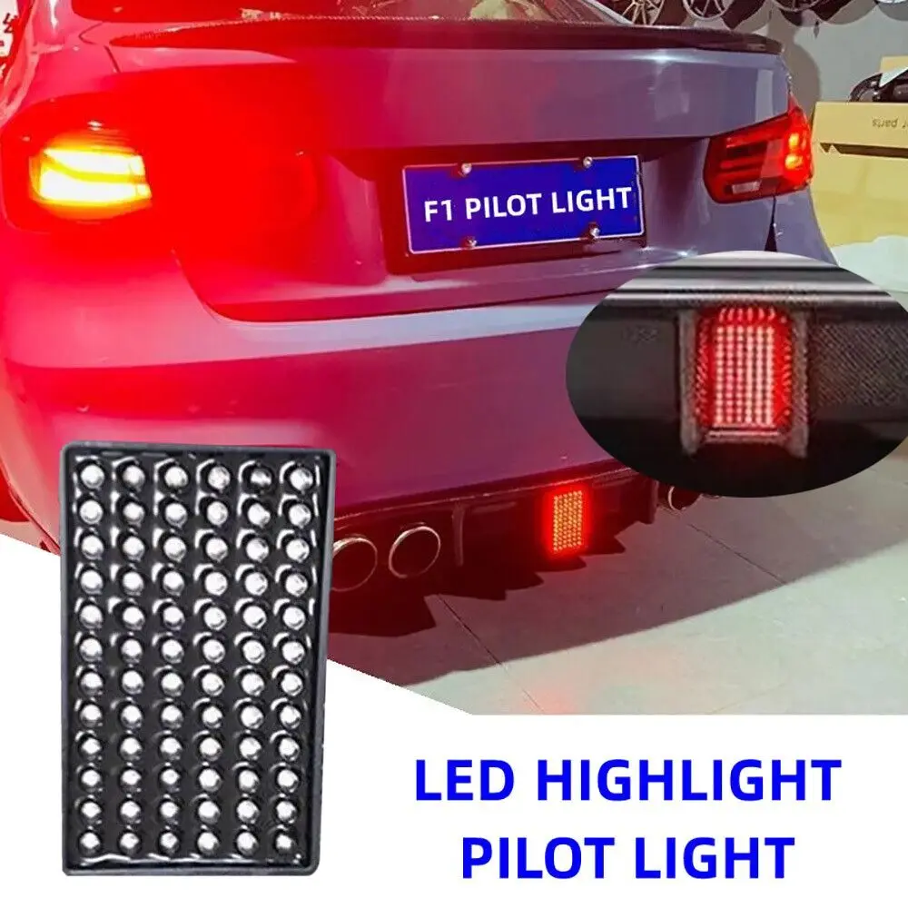 Universal-Strobe-Flashing-Tail-Stop-Light-12V-F1-Style-72-LED-Rear ...