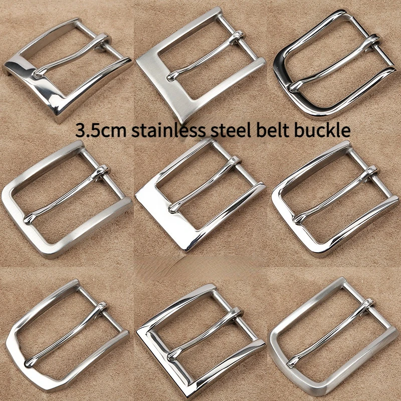 DIY-Stainless-Steel-Belt-Buckle-Men-s-Casual-Leather-Craft-Hardware ...