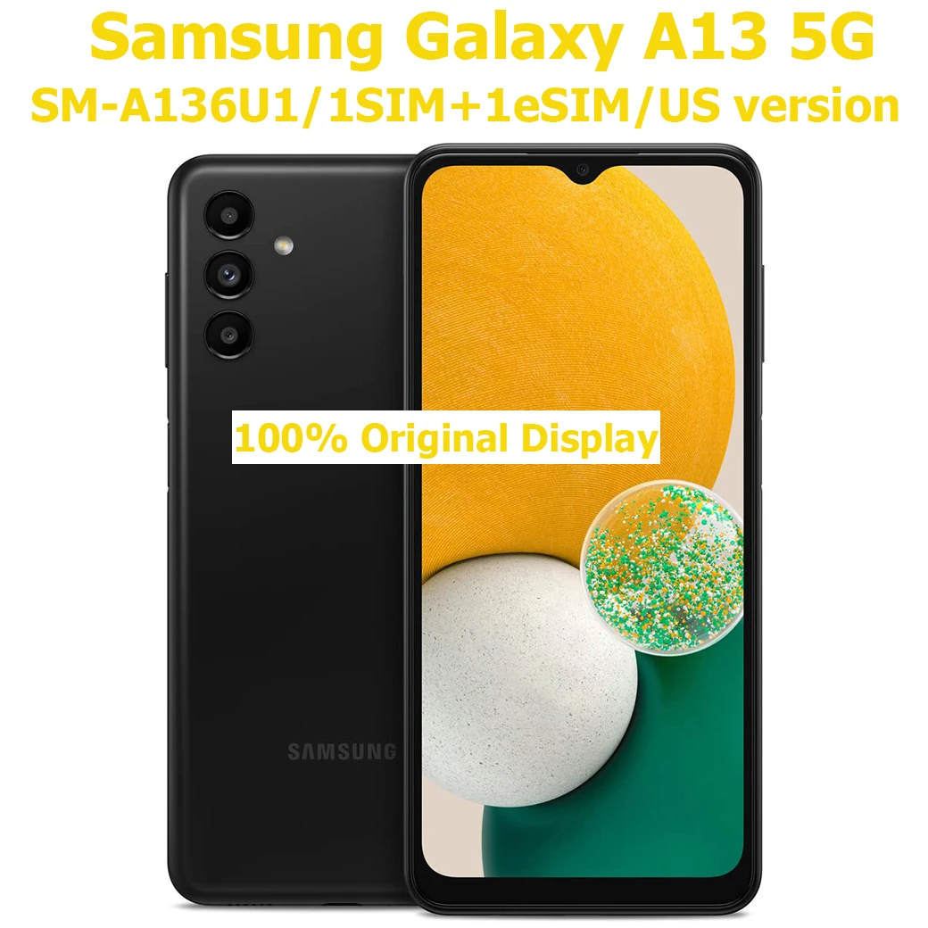 Samsung Galaxy A13 5G SM-A136U1 teléfono inteligente Android 6,5 ...