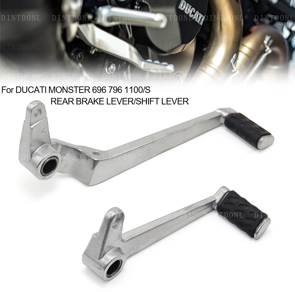 Gear Shift Lever Rear Foot Brake Right Pedal For Ducati Monster 696 796 ...