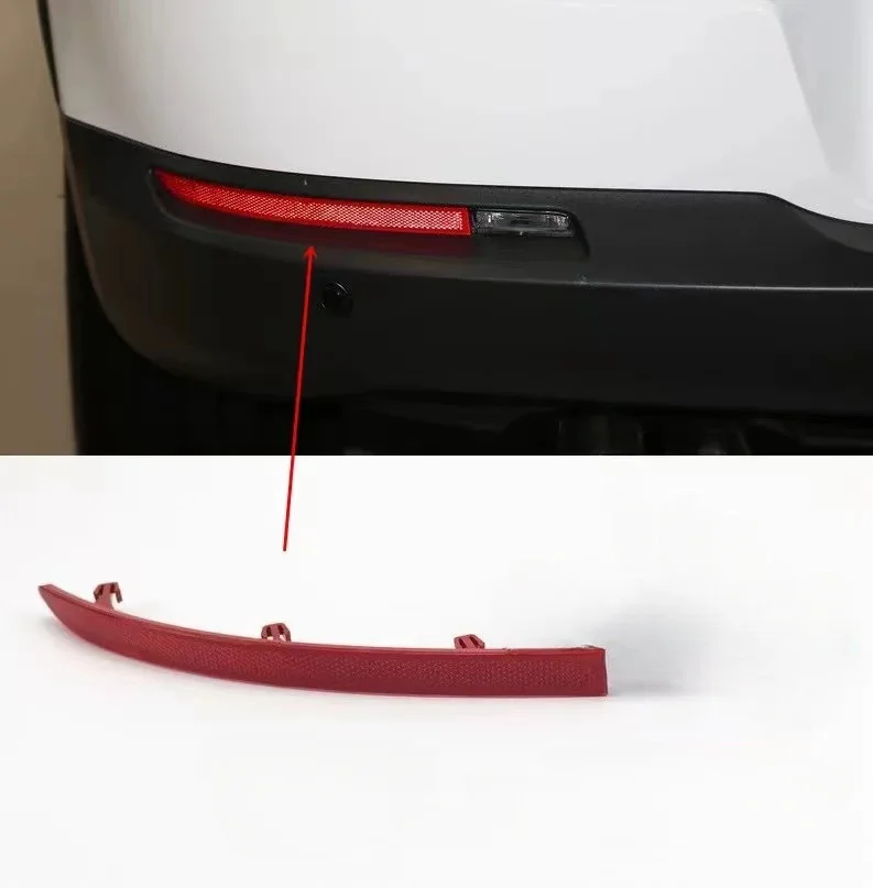 Car Right / Left Red Rear Bumper Marker Reflector For VW Tiguan 2008 ...