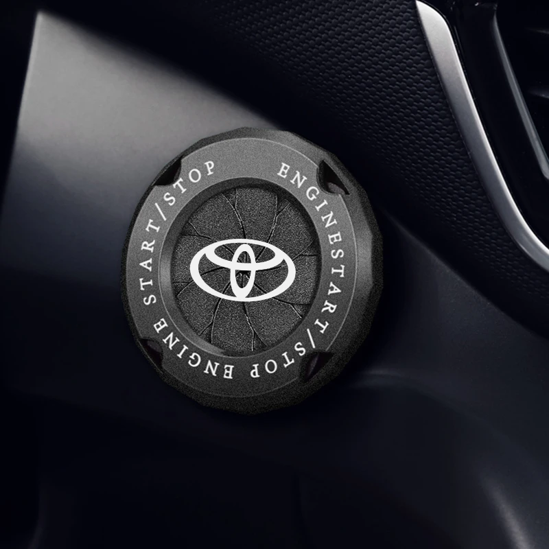 Car-Modification-One-button-Start-Button-Ignition-Switch-Start-Ring ...