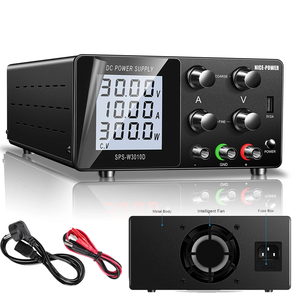 Laboratory-DC-Power-Supply-Unit-Adjustable-4-digit-LCD-Display-Screen ...