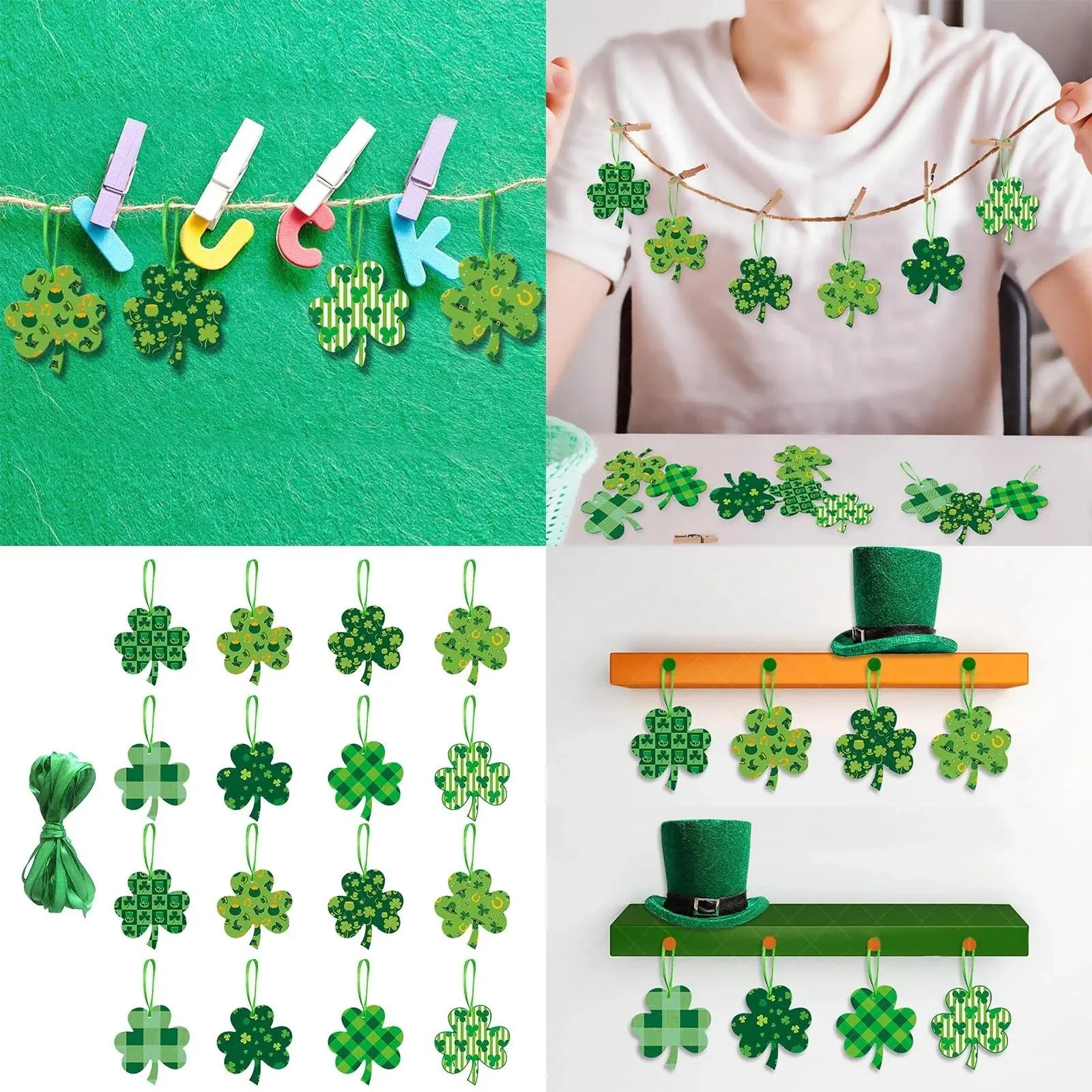Decoraci-n-del-D-a-de-San-Patricio-cartel-de-bienvenida-para-puerta ...