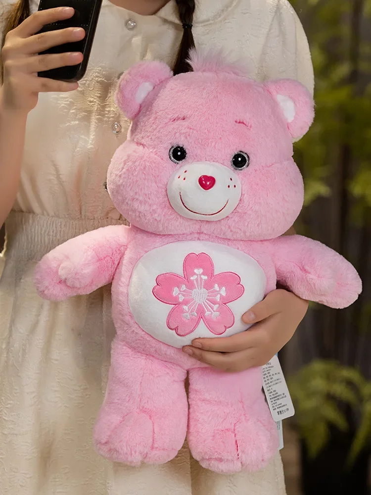 Kawaii Sakura Rainbow Bear Plush Toys Lovely Teddy Bear Stuffed Doll ...