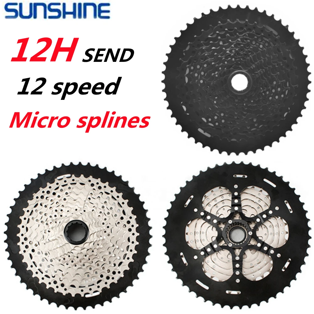 SUNSHINE-Micro-Splines-MTB-Bicycle-k7-12v-Cassette-12-Speed-Mountain ...