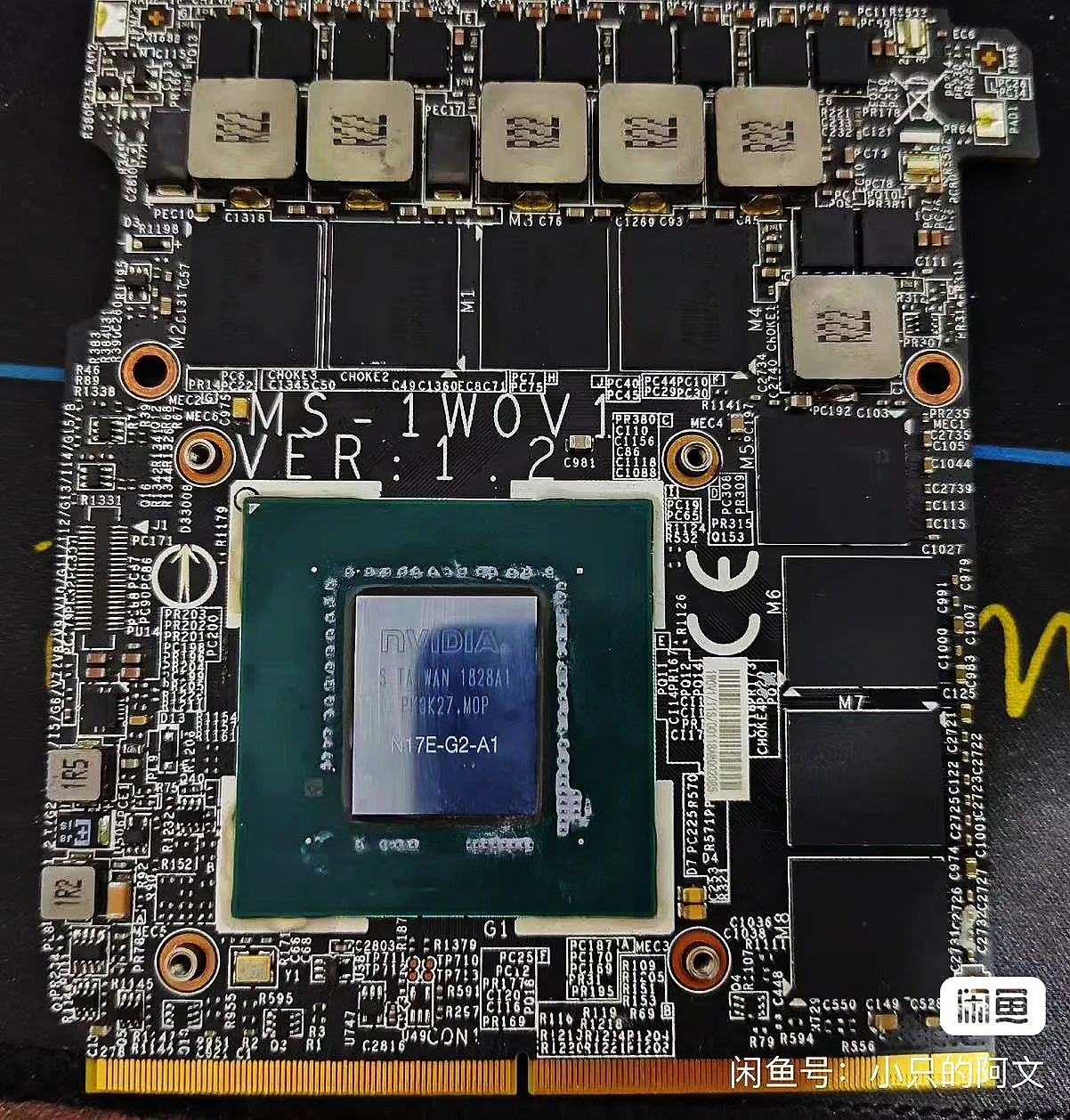 GTX1070M GTX 1070M 8GB GDDR5 MXM Video VGA Graphics Card N17E-G2-A1 MS ...