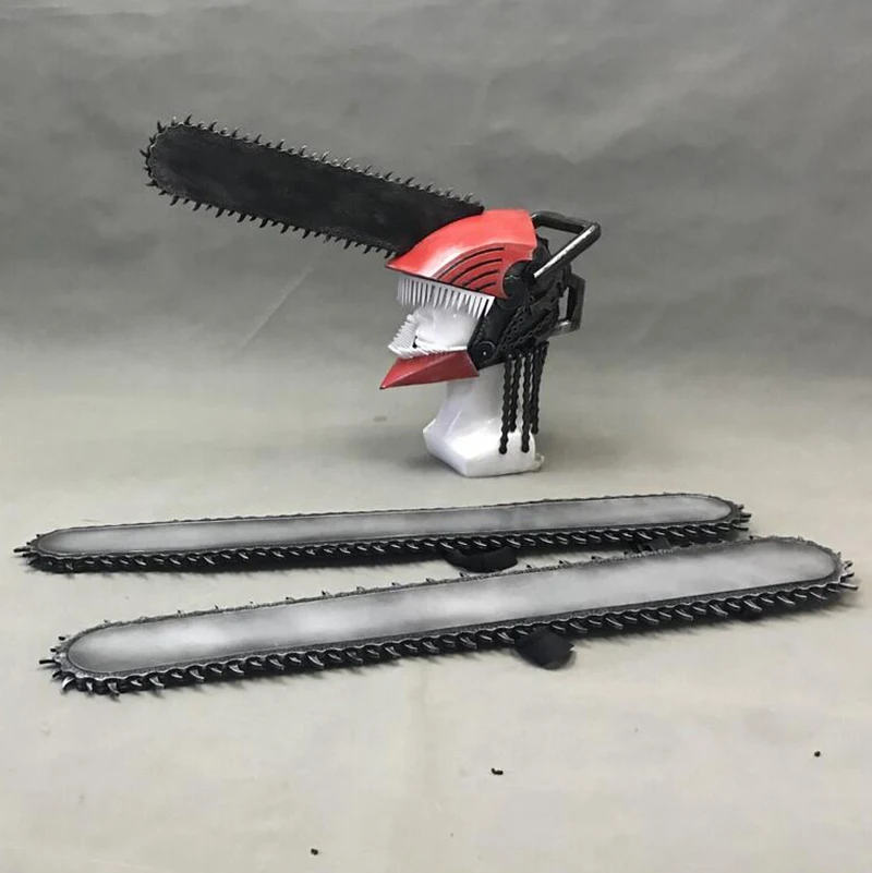 Anime Chainsaw Man Cosplay Props Denji Helmet Saws Weapons For ...