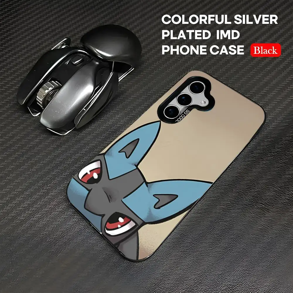 Funda-de-tel-fono-Pokemon-Lucario-IMD-colorida-funda-plateada-para-tel ...