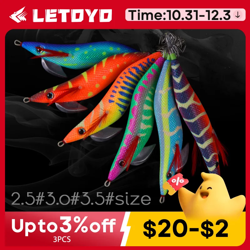 LETOYO-FOAM-SOLID-squid-bait2-5-3-5-Luminous-squid-jig-Artificial-bait ...