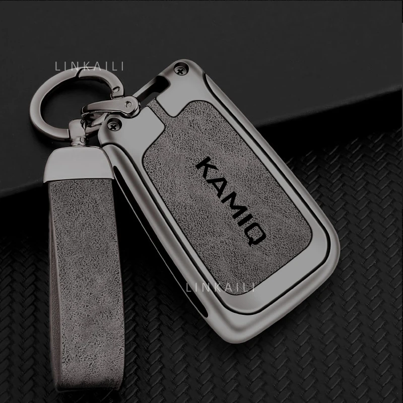 Zinc-Alloy-Car-Key-Cover-Case-Holder-Shell-Protector-for-Skoda-Kamiq ...