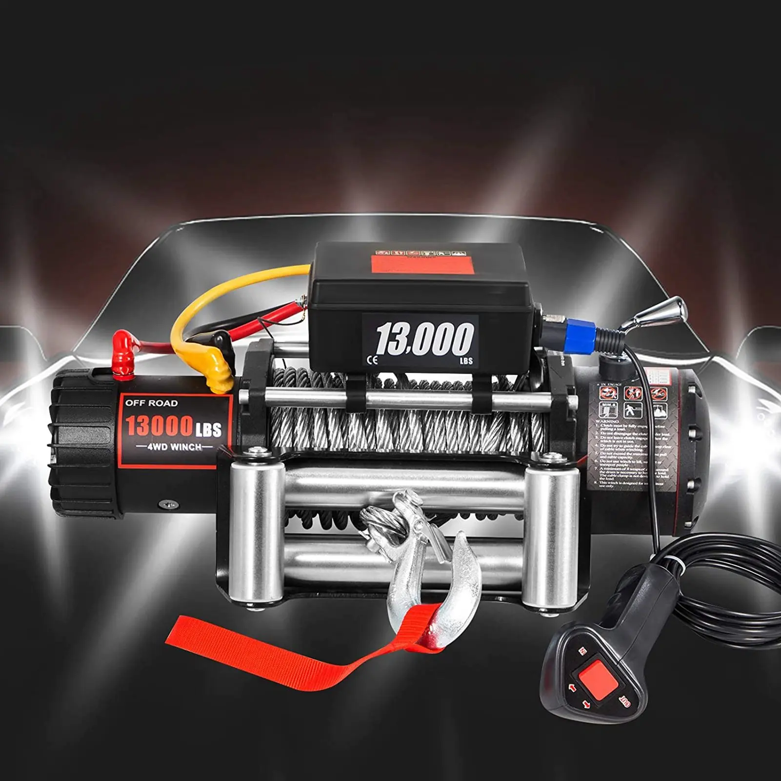 Electric-Winch-Remote-Control-Controller-with-9-2ft-Cable-for-Car-Off ...