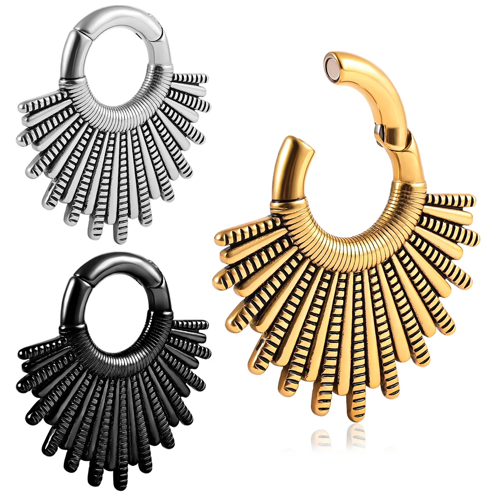 Vankula-2PCS-316-Stainless-Steel-Sun-Ear-Weights-Hangers-6mm-2g-Ear ...