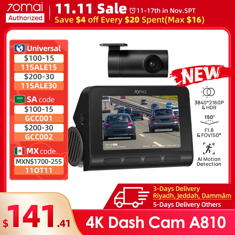 70mai-4K-Dash-Cam-A810-HDR-Dual-Channel-Recording-70mai-DVR-A810-ADAS-60FPS-AI-Motion.jpg