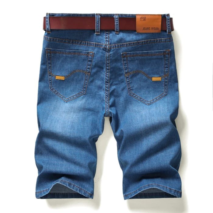 Denim-Short-Jeans-For-Men-Thin-Casual-Fashion-Summer-Pants-Elastic ...