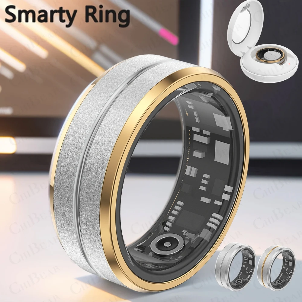 Smart-Ring-Men-Women-Health-Detect-Heart-Rate-Blood-Oxygen-Waterproof ...