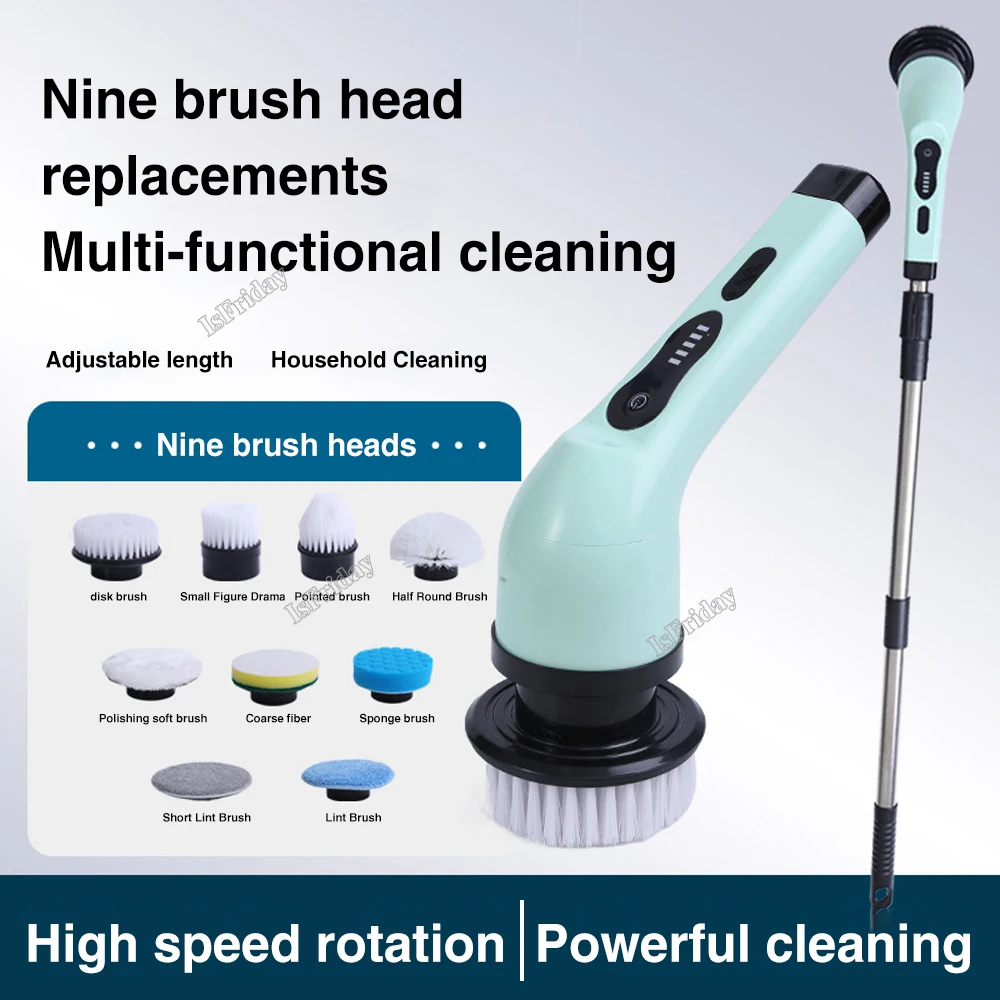 9-in-1-Wireless-Electric-Cleaning-Brush-Multifunctional-Bathroom-Window ...