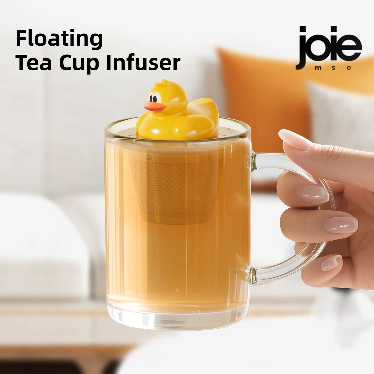 joie quack Floating Tea Cup Infuser Tea Strainer Creative Tea Infuser ...