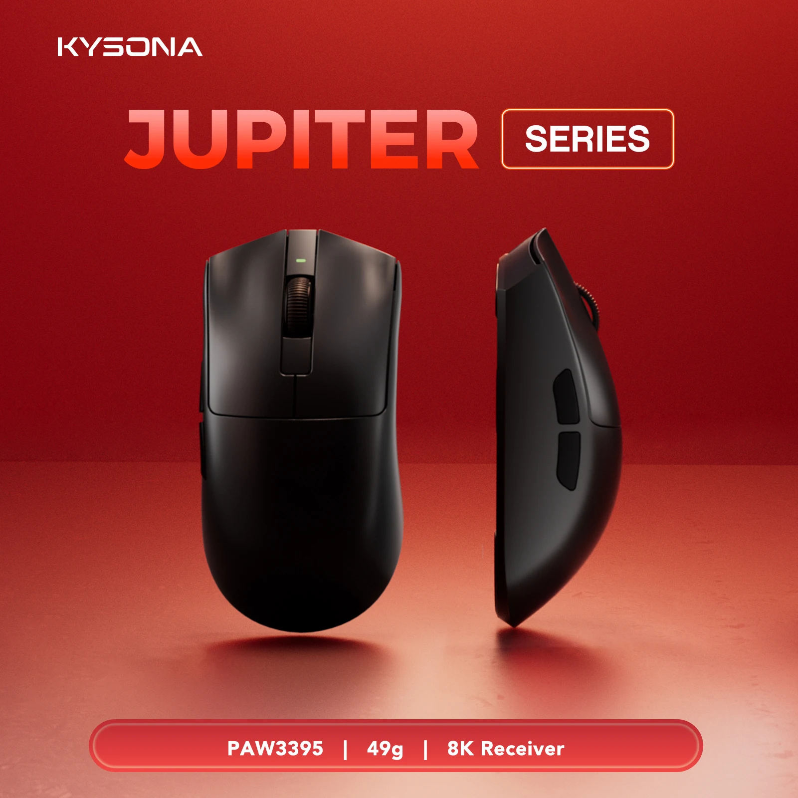Kysona júpiter pro jogo leve esports escritório 3395 sensor 8khz ...