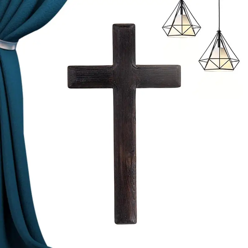 Wood-Wall-Cross-Wooden-Holding-Cling-Cross-For-Good-Luck-Portable ...