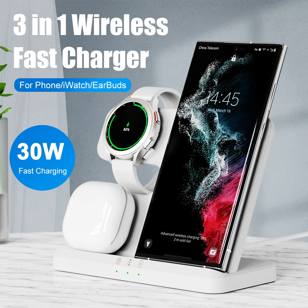 3-in-1-Wireless-Charger-Stand-for-Samsung-Galaxy-Z-Flod4-S23-S22-FE-30W ...