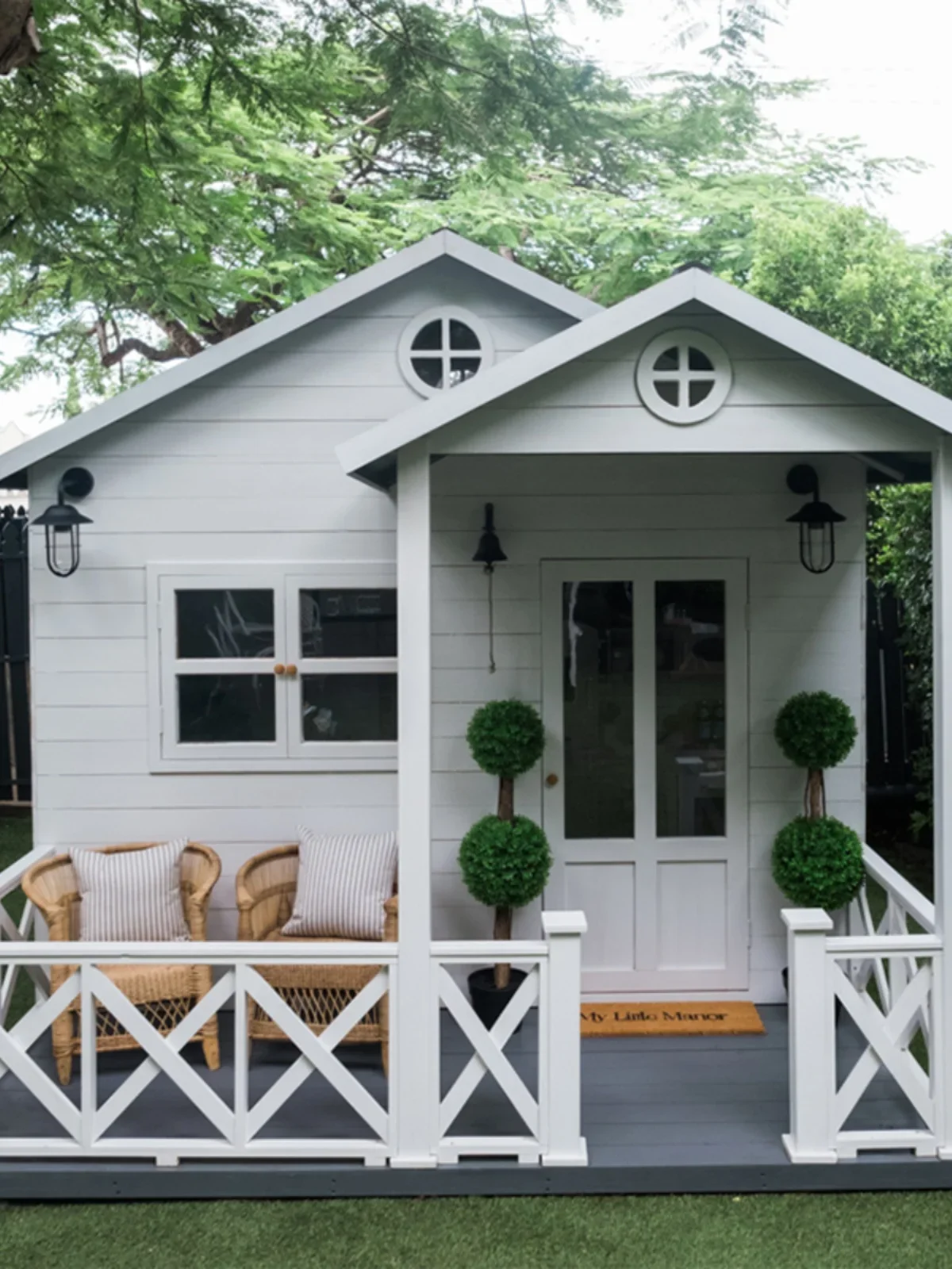 Outdoor-log-cabin-Children-s-game-room-Kindergarten-assembly-Tree-house ...