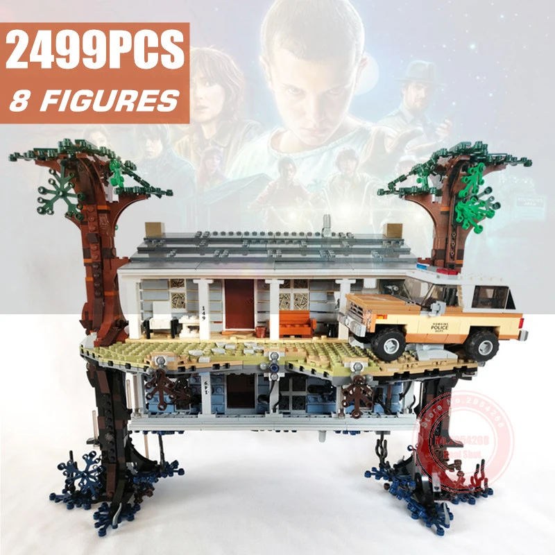 Fit 75810 2499pcs Stranger Things The Upside Down Stranger Things Model ...