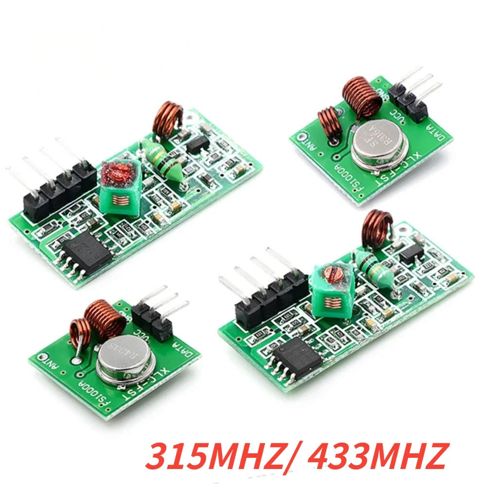 1PC-433Mhz-315MHZ-RF-Wireless-Transmitter-Module-and-Receiver-Kit-DC-5V ...