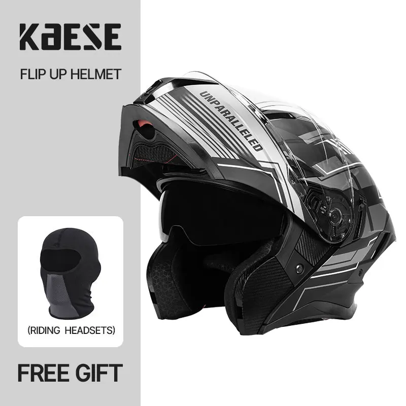 DOT-Approved-Motorcycle-Modular-Flip-Up-Winter-Helmets-Safety-Racing ...