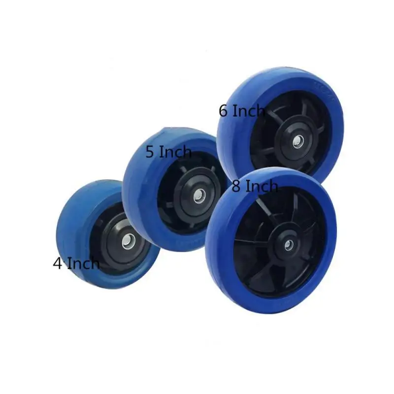 1-Pcs-4-Inch-Heavy-Duty-Rubber-Wheel-Caster-Single-Piece-Wear-Resistant ...
