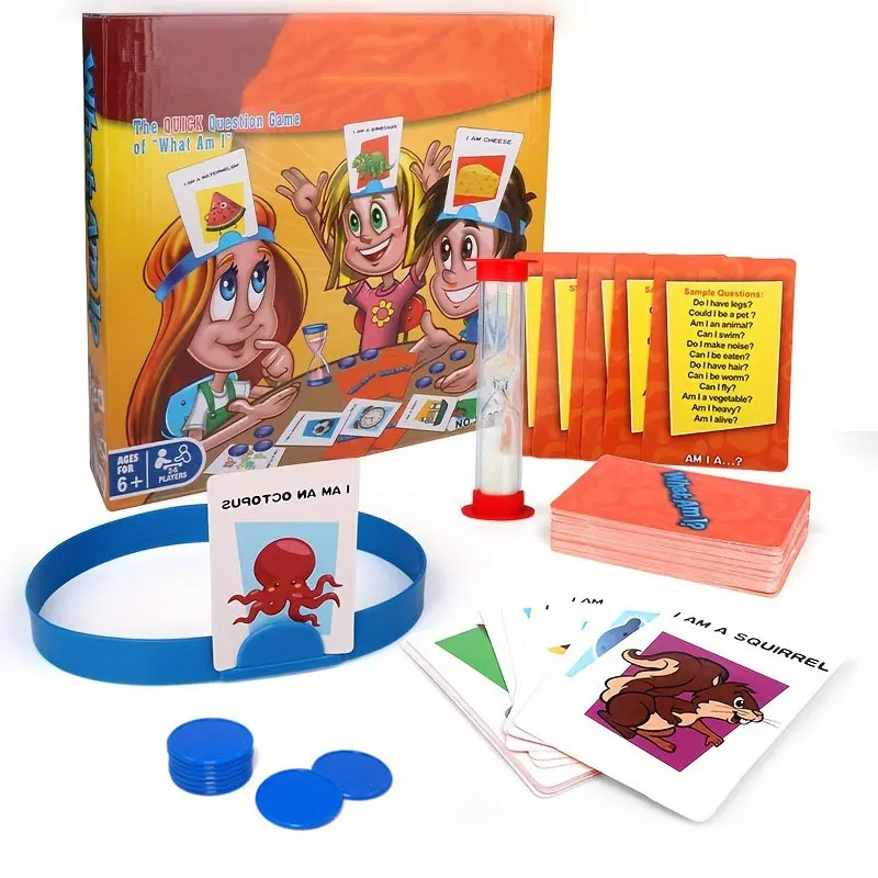 Adivina quién soy Juego de mesa para niños Juego cognitivo ...