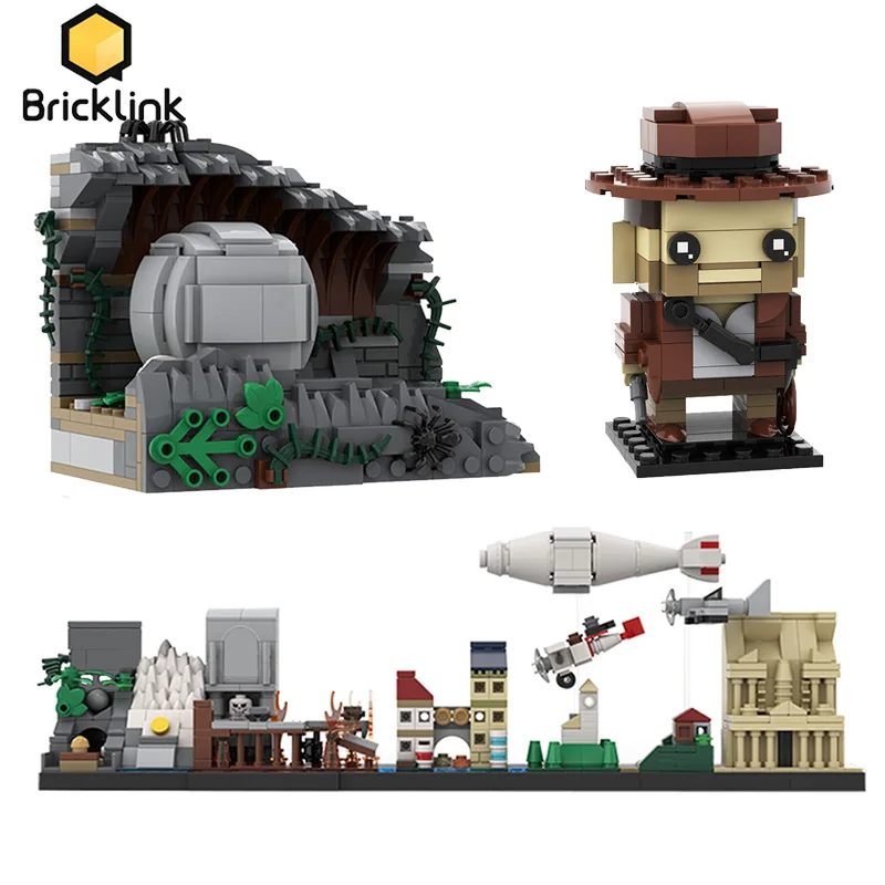 Bricklink Ideas Movie Scenes Indiana Jones Skyline Architecture Action ...