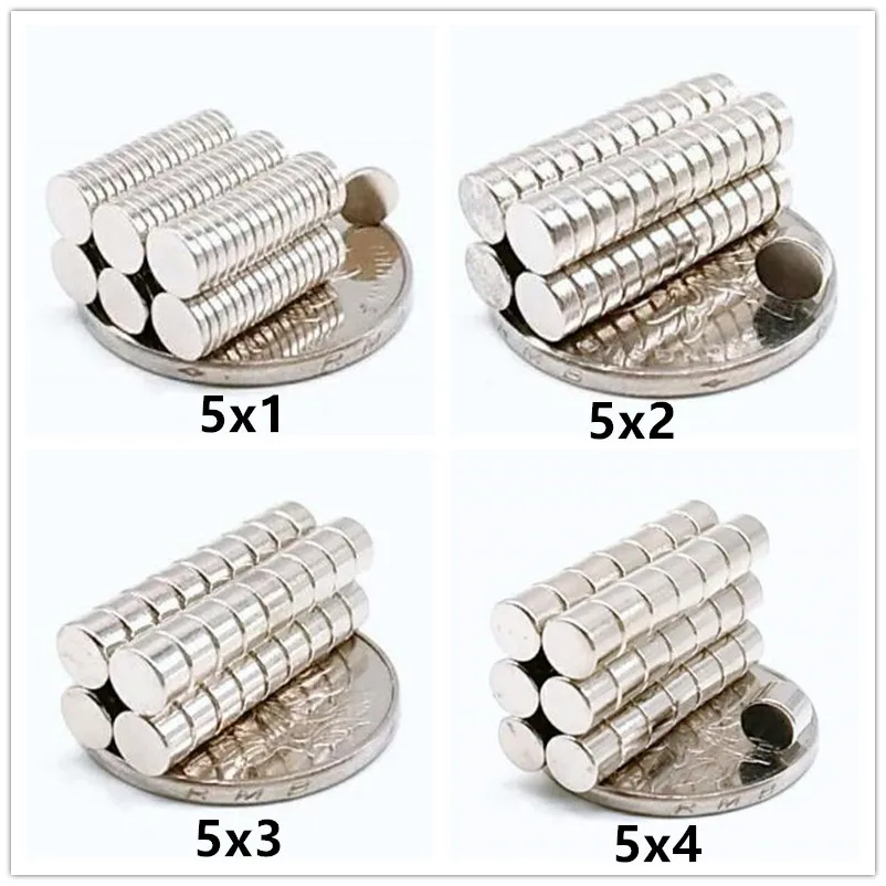 50pcs-5mm-Magnet-Furniture-Strong-Sticking-Neodymium-Magnets-5x1-5x1-5 ...