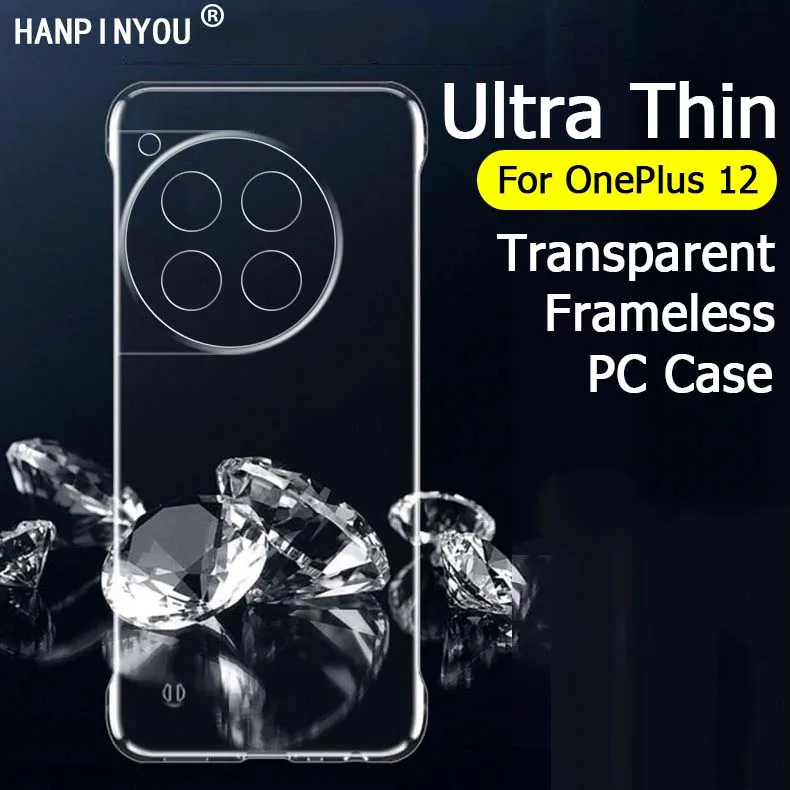 Simple-Ultra-Thin-Clear-Frameless-Phone-Case-For-OnePlus-12-Lightweight ...