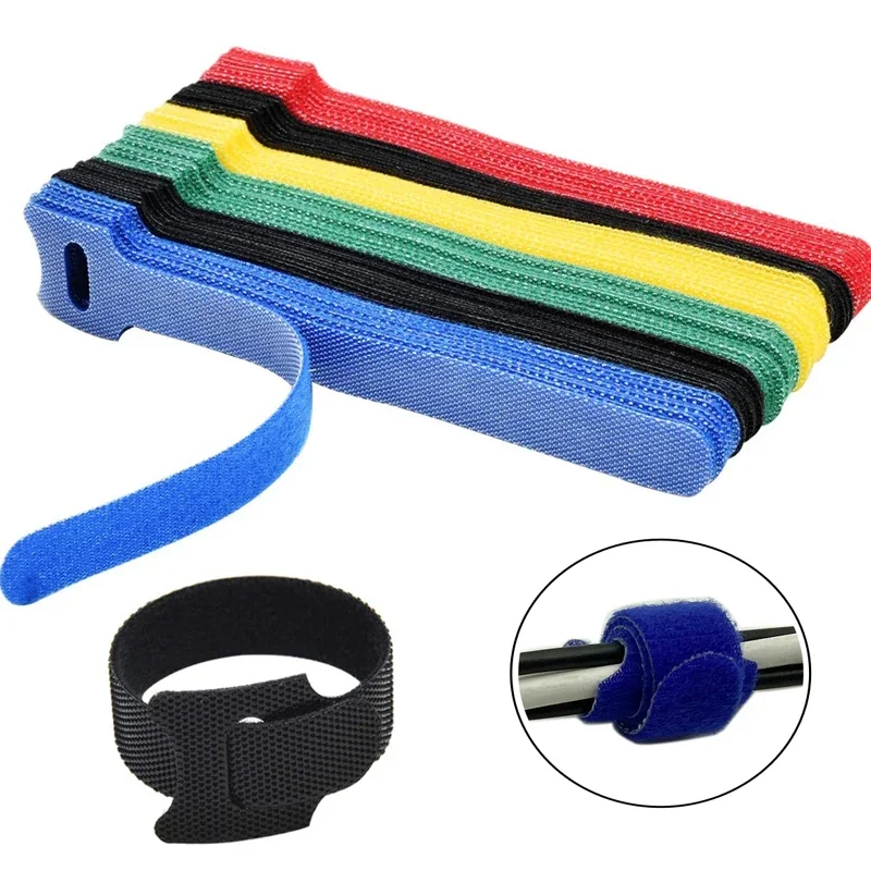 20Pcs-15-20cm-Reusable-Nylon-T-shaped-Hook-and-Loop-CableTie-Self ...