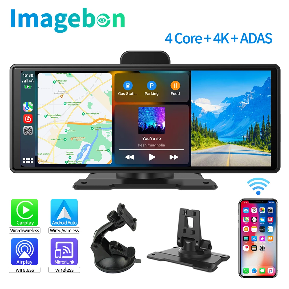 Imagebon-10-26-4K-Dash-Cam-H9-for-Car-Touch-Screen-Video-Recorder ...