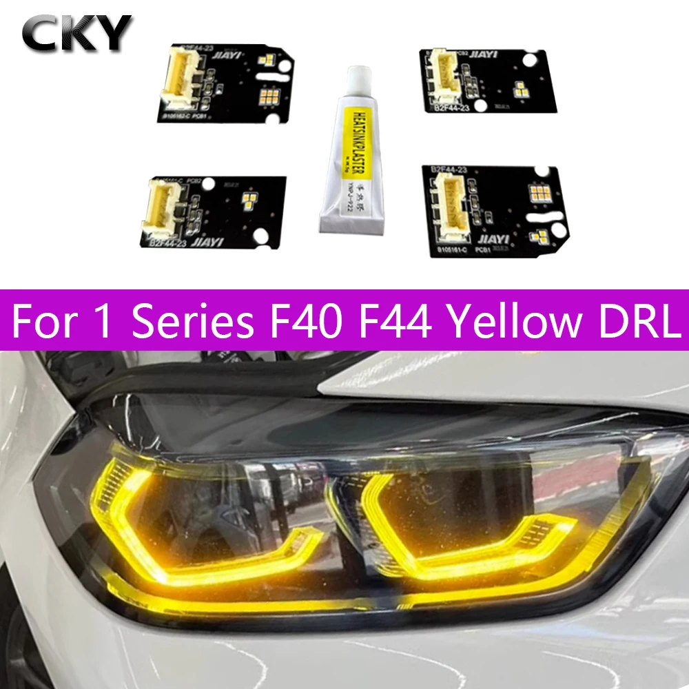 Car Yellow DRL LED Module For BMX 1series F40（2019-2022） F44（2019-Now ...
