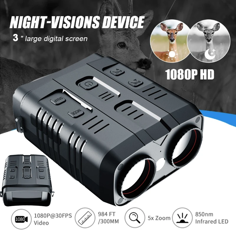 Digital-Night-Vision-Binoculars-Device-R19-4K-1080P-3W-Infrared-Night ...