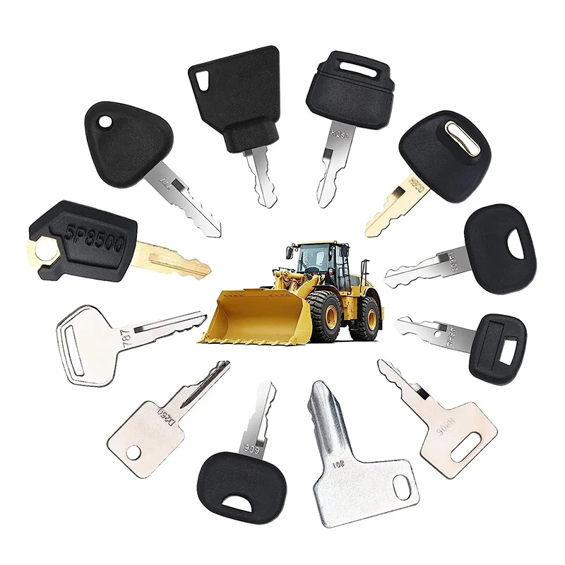 12Pcs Replacement Ignition Key Set Car Master Key Ignition Start Key ...