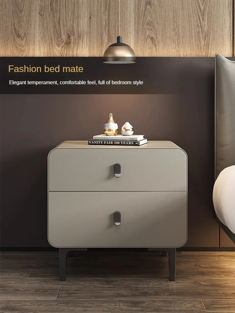 Luxury-Narrow-Bedside-Table-Modern-Minimalist-Solid-Wood-Nightstands ...