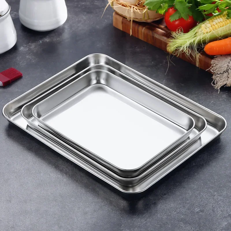 Rectangular-Nonstick-Pan-Stainless-Steel-Cookie-Cooking-Sheet-Baking ...