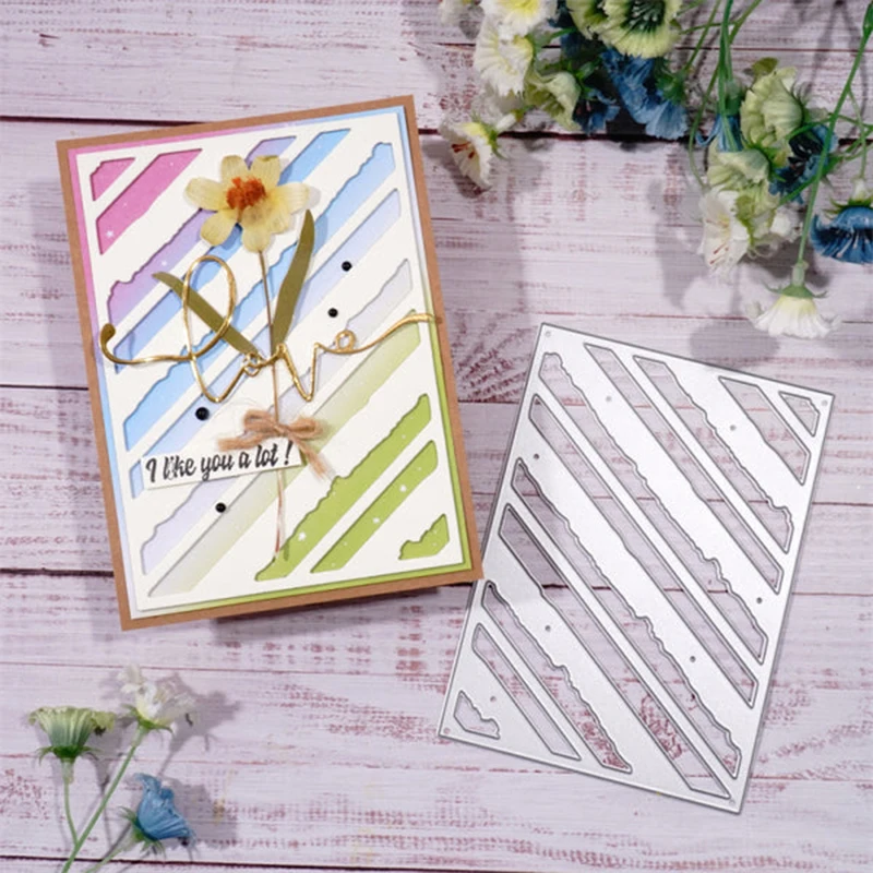 New-Diagonal-Stripe-Bottom-Plate-Craft-Embossing-Mold-2022-Metal-Cutting-Dies-for-DIY-Decorative ...
