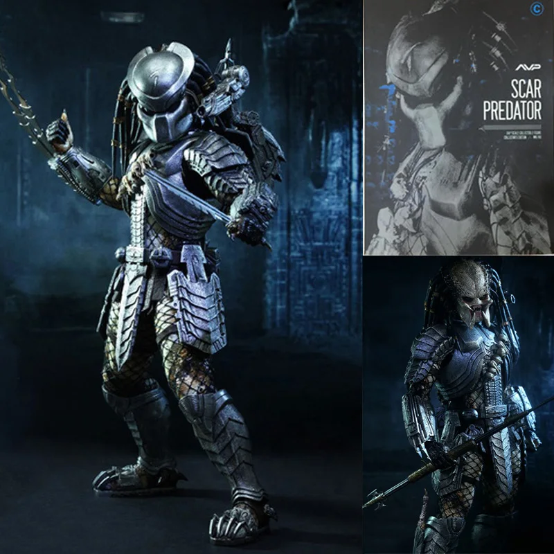 AVP-SCAR-Predator-MMS190-Brinquedos-modelo-figura-de-a-o-articula-es-m ...