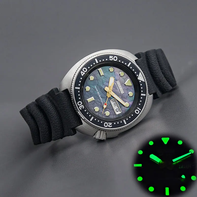 Turtle-Abalone-Stainless-Steel-Dive-Watch-Wth-Japan-NH35-NH36A ...