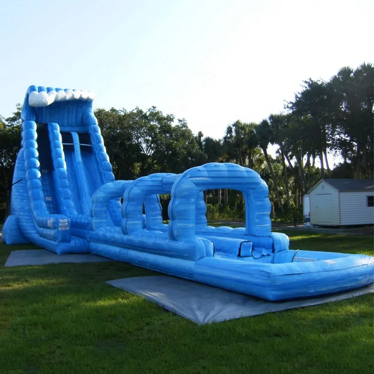 Giant-30ft-Tsunami-Inflatable-Water-Slide-Moon-Bounce-Inflatable-With ...