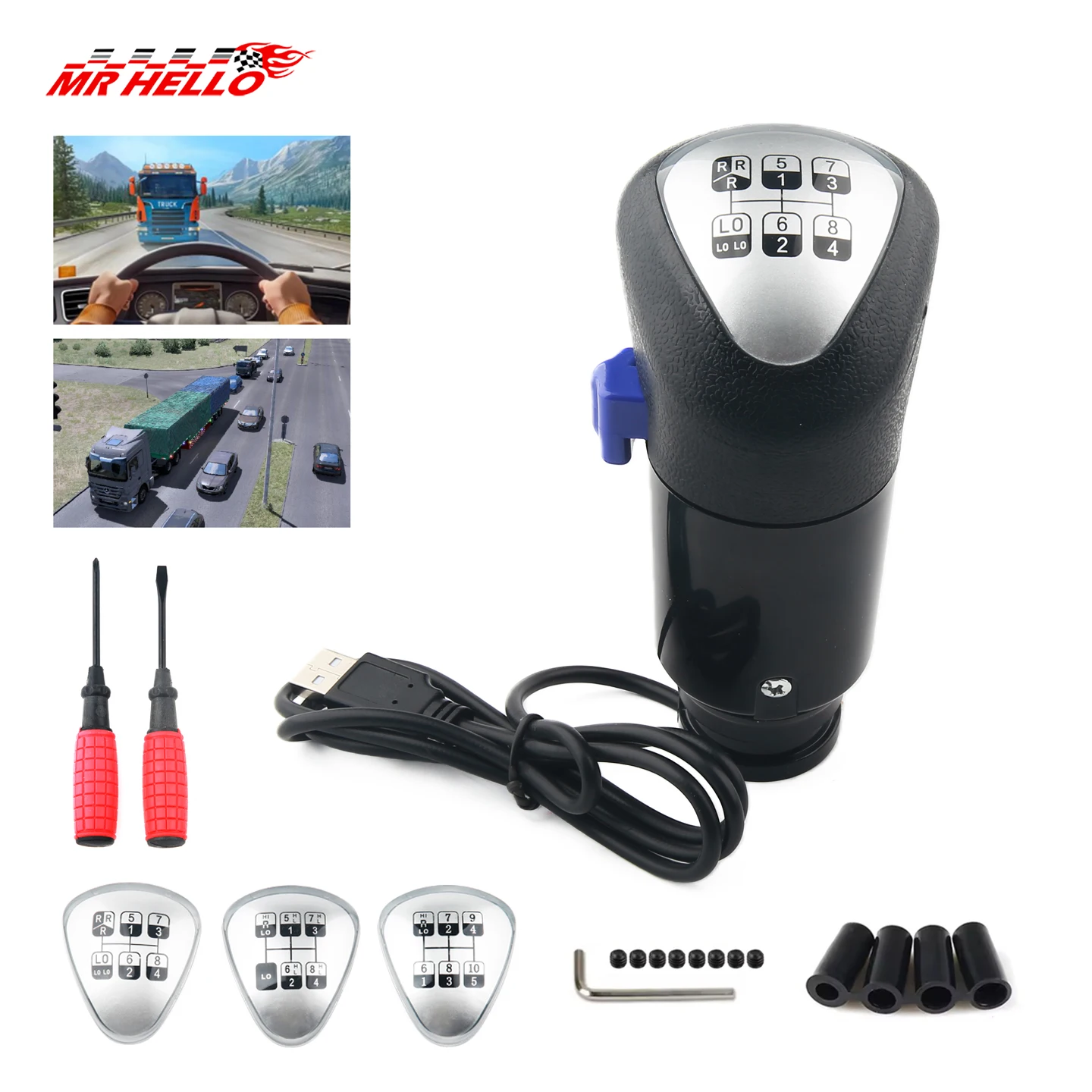 PC Gear Simulator Shifter Knob From Man Truck ATS ETS For Logitech G29 ...