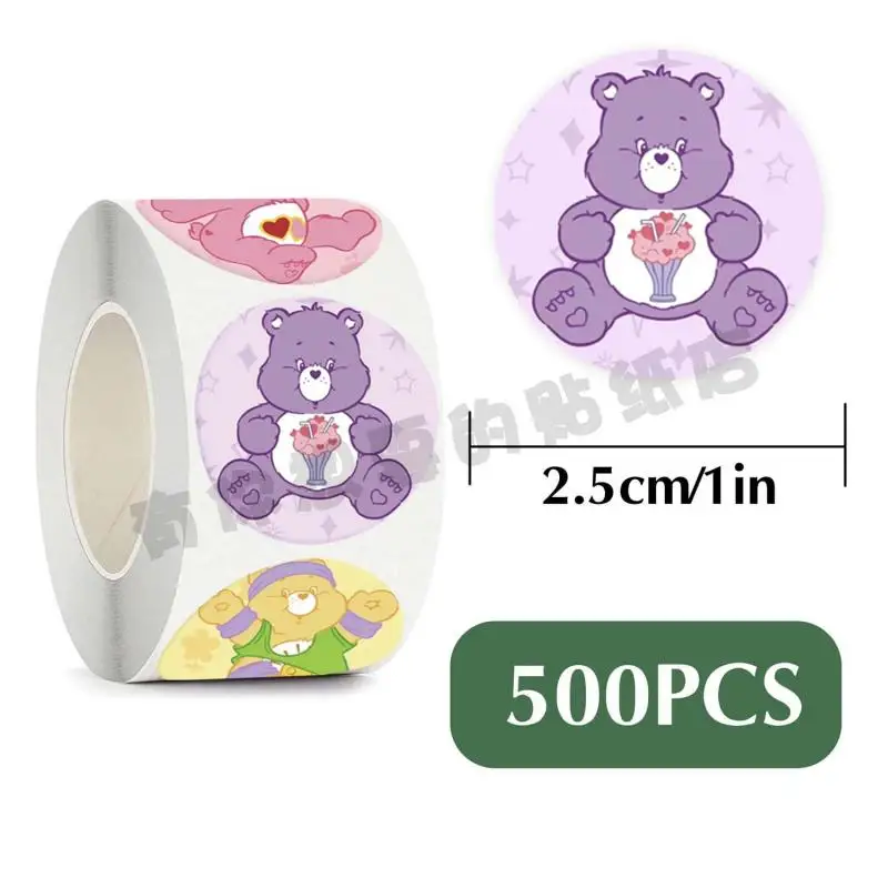 Pegatinas-Kawaii-Care-Bears-de-alta-belleza-para-ni-os-rollo-de ...